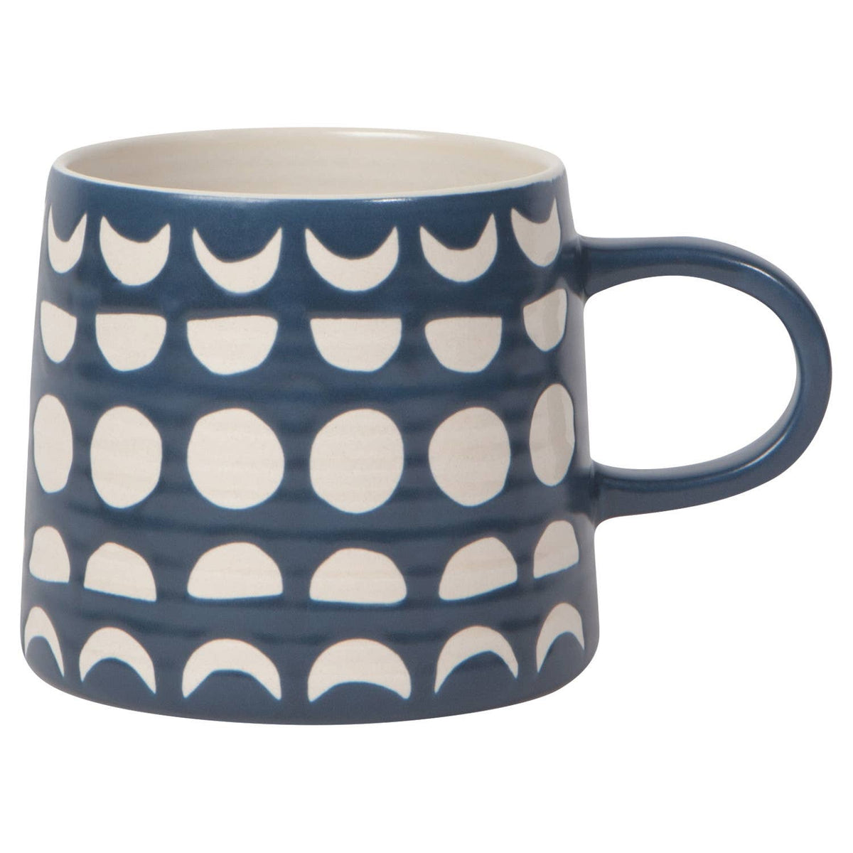 Moon Phase Stoneware Mug — Knitty Gritty Yarns